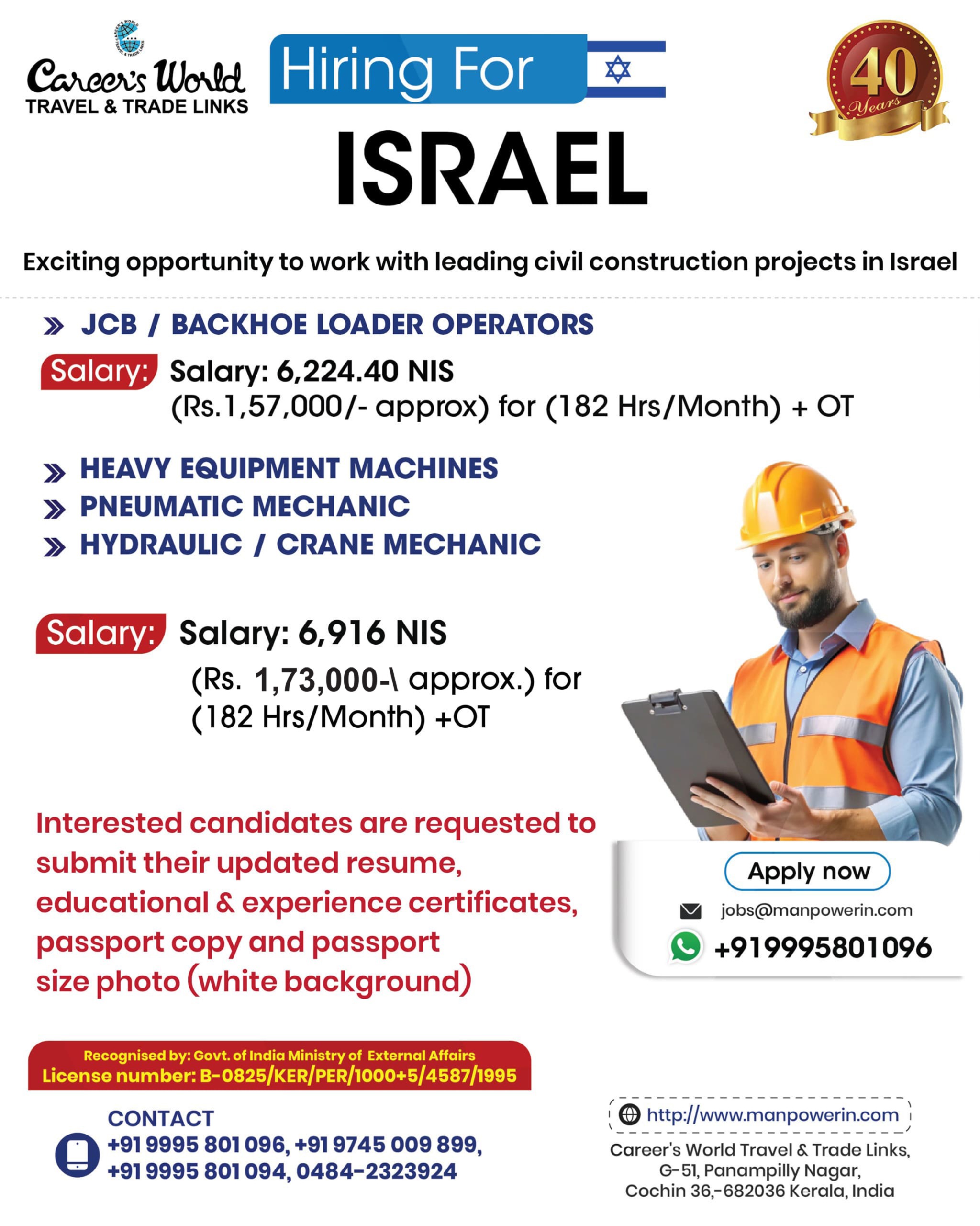 HIRING FOR ISRAEL - CareersWorld » - CareersWorld
